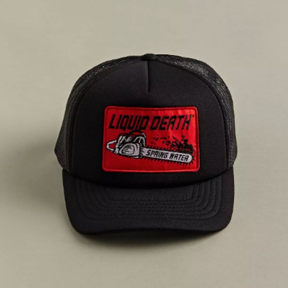 Liquid Death | Accessories | Nwt Liquid Death Chainsaw Massacre Trucker ...